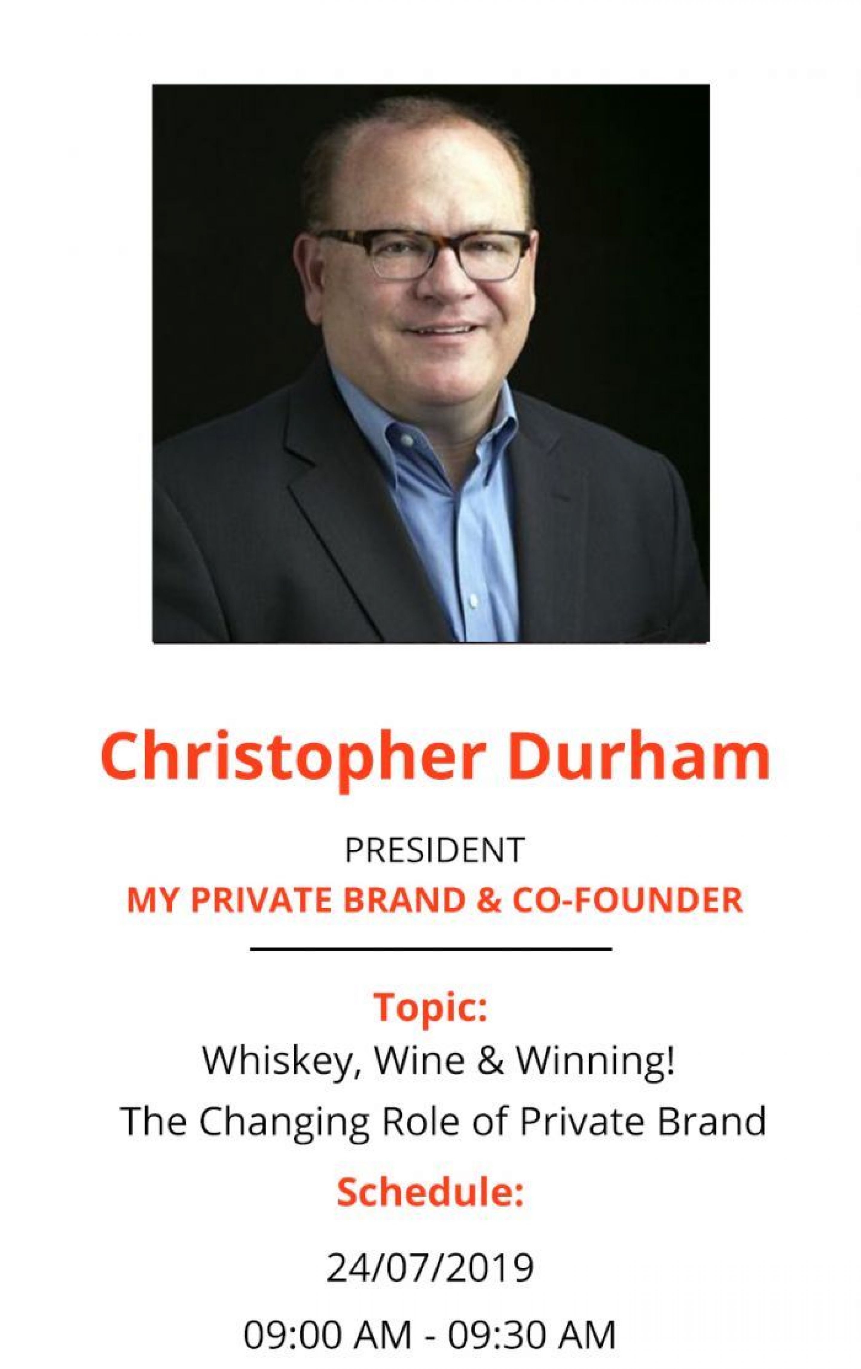Get to Know Your Speaker: Christopher Durham